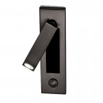 Sleek Minimalist Metal Bedside Wall Sconce Light Fixture | Home | Ping ...