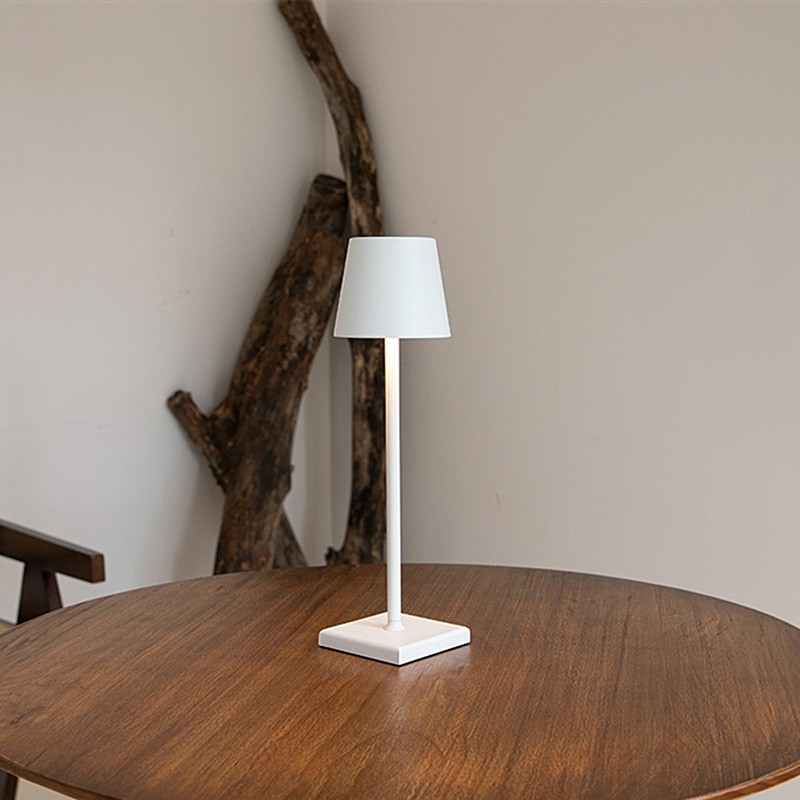Aluminum Outdoor Lamp Rechargeable LED Cordless Table Lamp - Dimmable ...