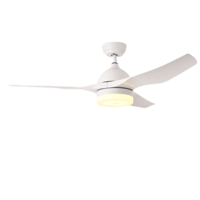 3 Blade Flush Mount Ceiling Fan with Light | Ping Lighting