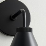 Farmhouse Metal Tapered Sconce | Rustic Cone Wall Sconce | Ping Lighting