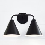 Farmhouse Metal Tapered Sconce | Rustic Cone Wall Sconce | Ping Lighting