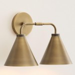 Farmhouse Metal Tapered Sconce | Rustic Cone Wall Sconce | Ping Lighting