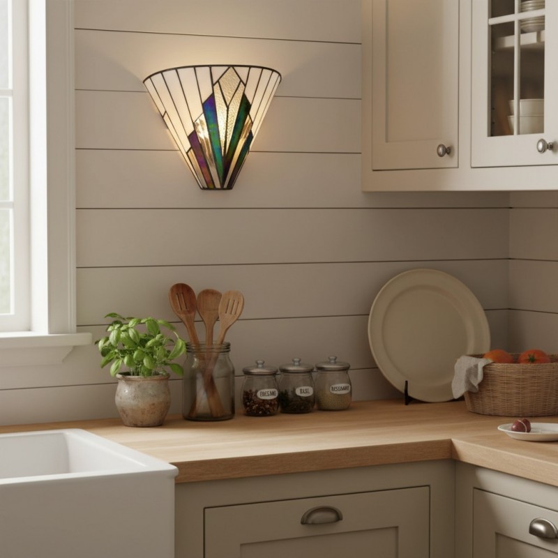 Tiffany Wall Sconces Lighting｜Stained Glass Wall Lamp｜Ping Lighting