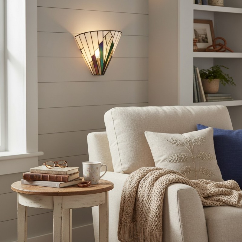 Tiffany Wall Sconces Lighting｜Stained Glass Wall Lamp｜Ping Lighting