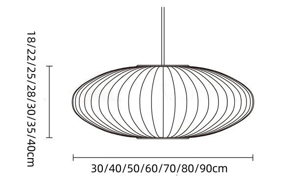 White Saucer Nelson Bubble Pendant Light | Ping Lighting